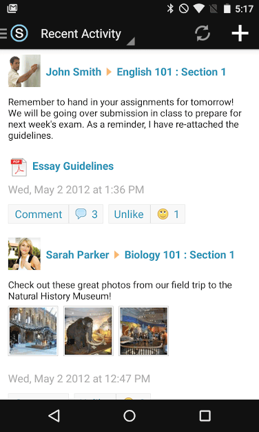 Schoology Mobile App - Reviews & Rating | SoftwareSuggest