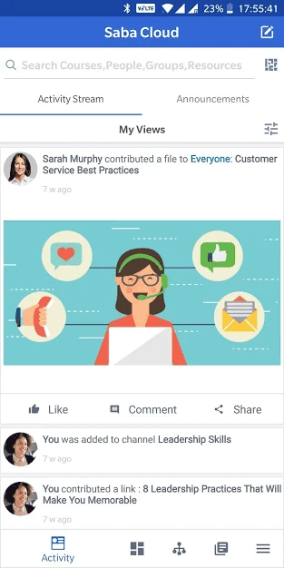 SABA LMS Mobile App - Reviews & Rating | SoftwareSuggest