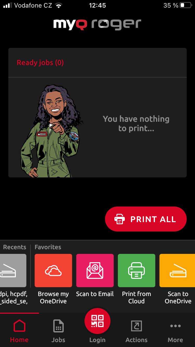 MyQ Roger Mobile app for iOS and Android Devices in 2023