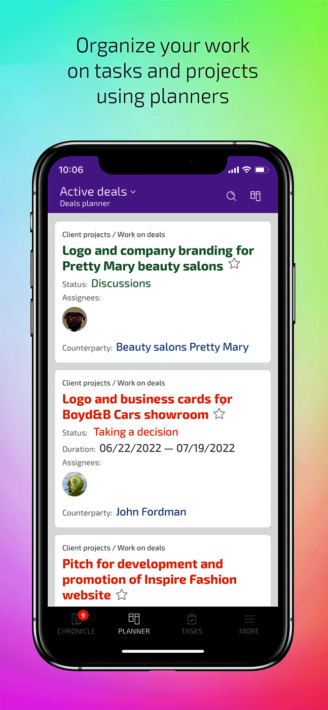 Planfix Mobile app for iOS and Android Devices in 2023