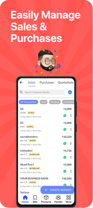 Swipe - Billing Mobile app for iOS and Android Devices in 2023