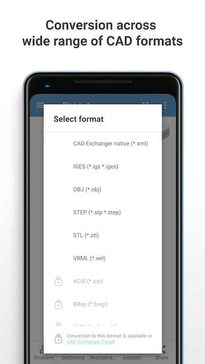 CAD Exchanger Mobile app for iOS and Android Devices in 2023